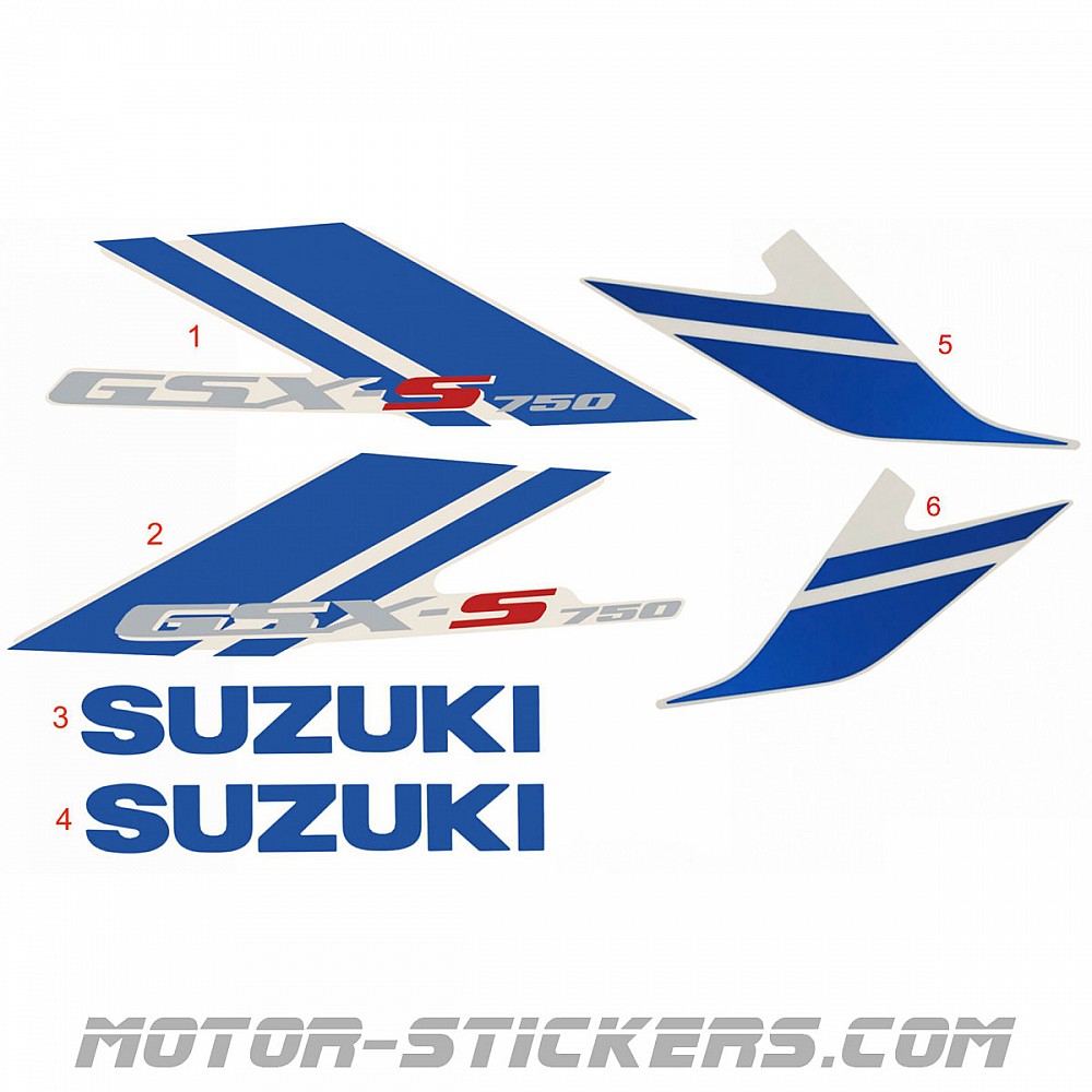 Suzuki GSX-S 750 '17-2018 decals