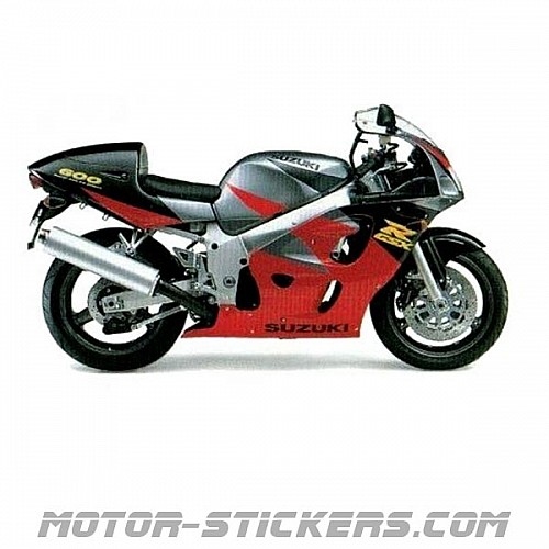 Suzuki GSX R 600 decals
