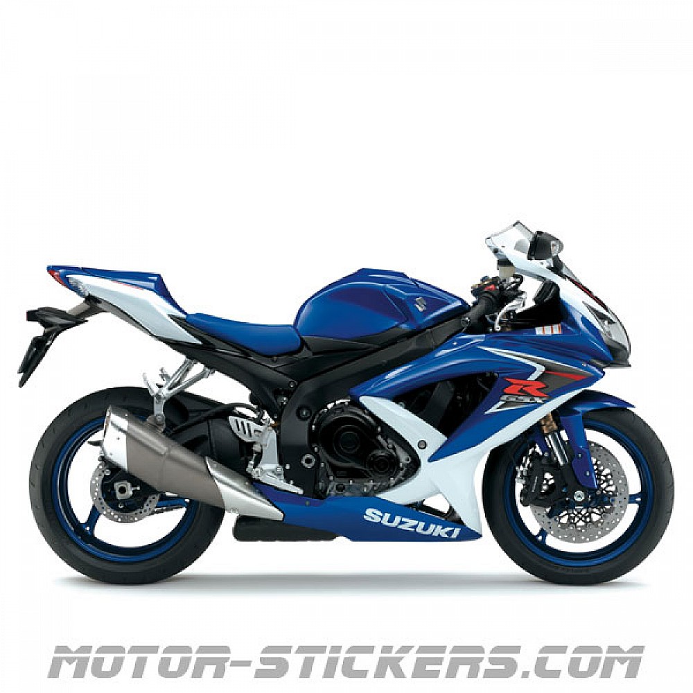 Suzuki GSX-R 600 2008 decals