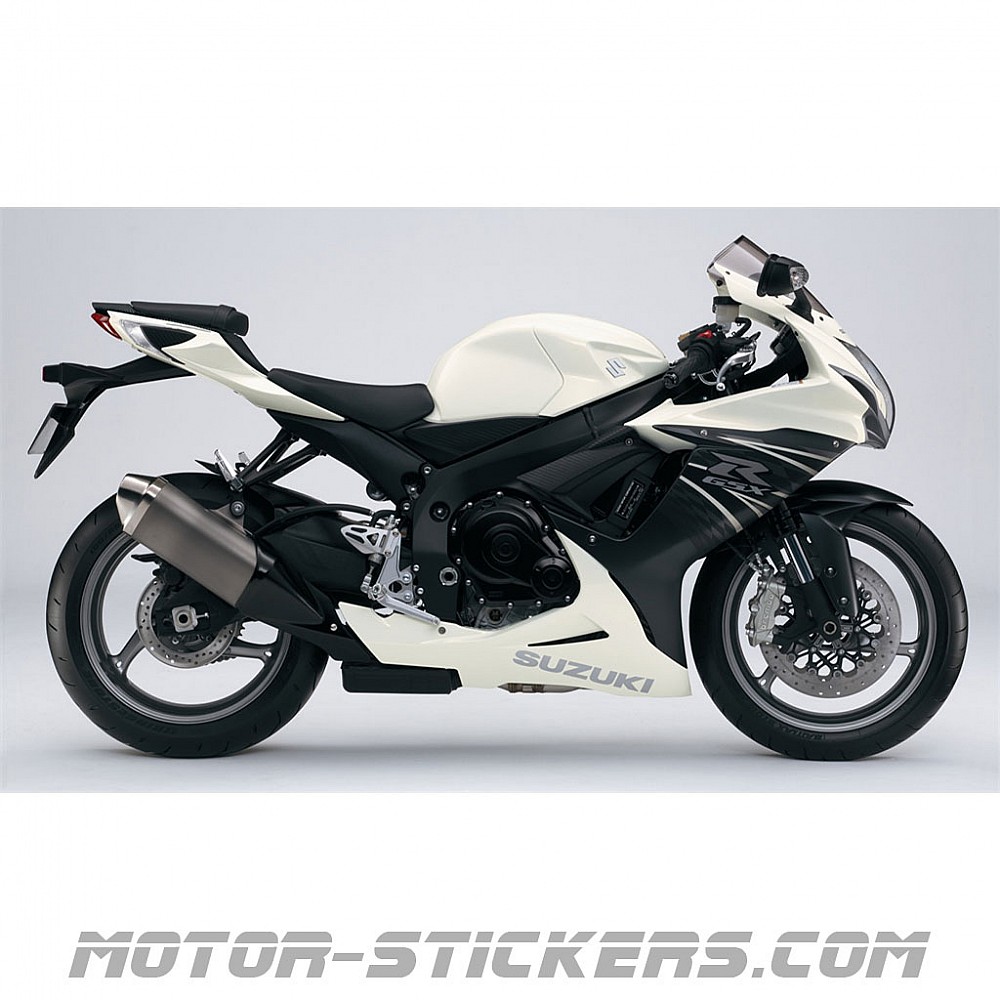 Suzuki GSX-R 600 2011-2012 decals