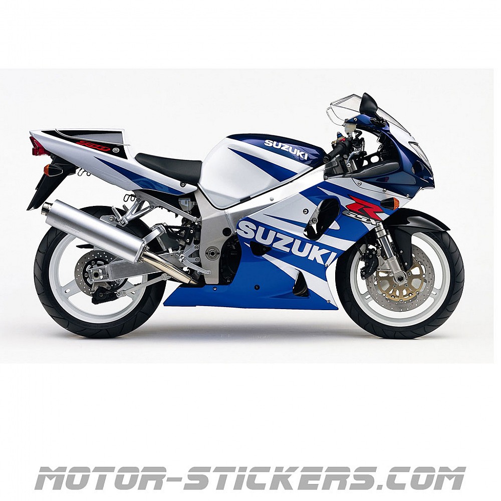 Suzuki GSX-R 750 2002 decals