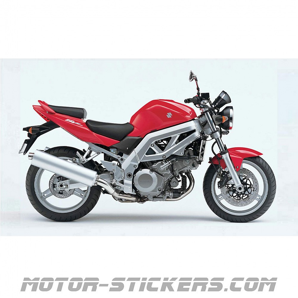 Suzuki SV 1000 2004 decals