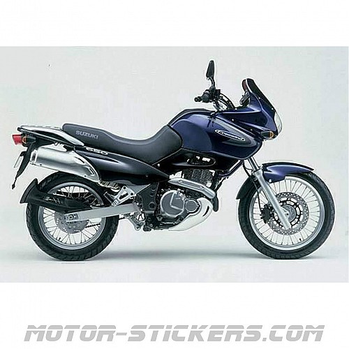 Suzuki XF 650 Freewind 2000 decals