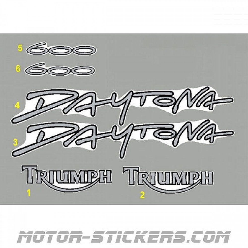 Triumph Daytona 600 '03-2005 decals