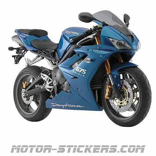 Triumph Daytona 675 decals