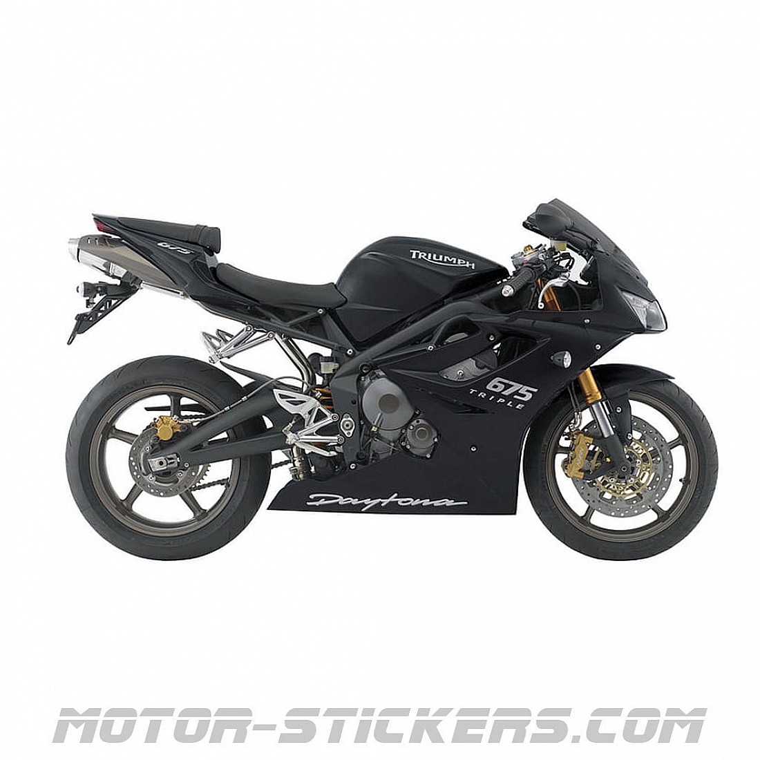 Triumph Daytona 675 2008 decals