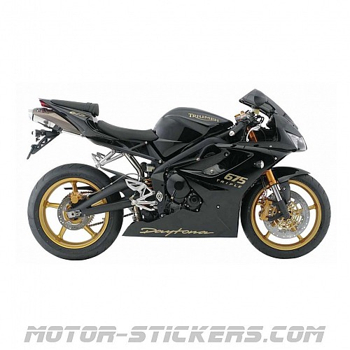 Triumph Daytona 675 decals