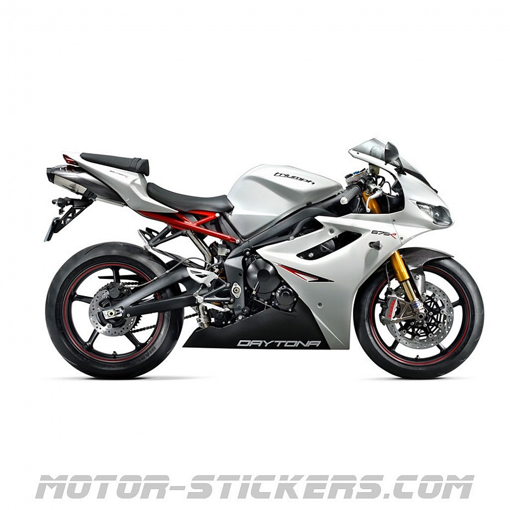 Triumph Daytona 675R 2012 decals