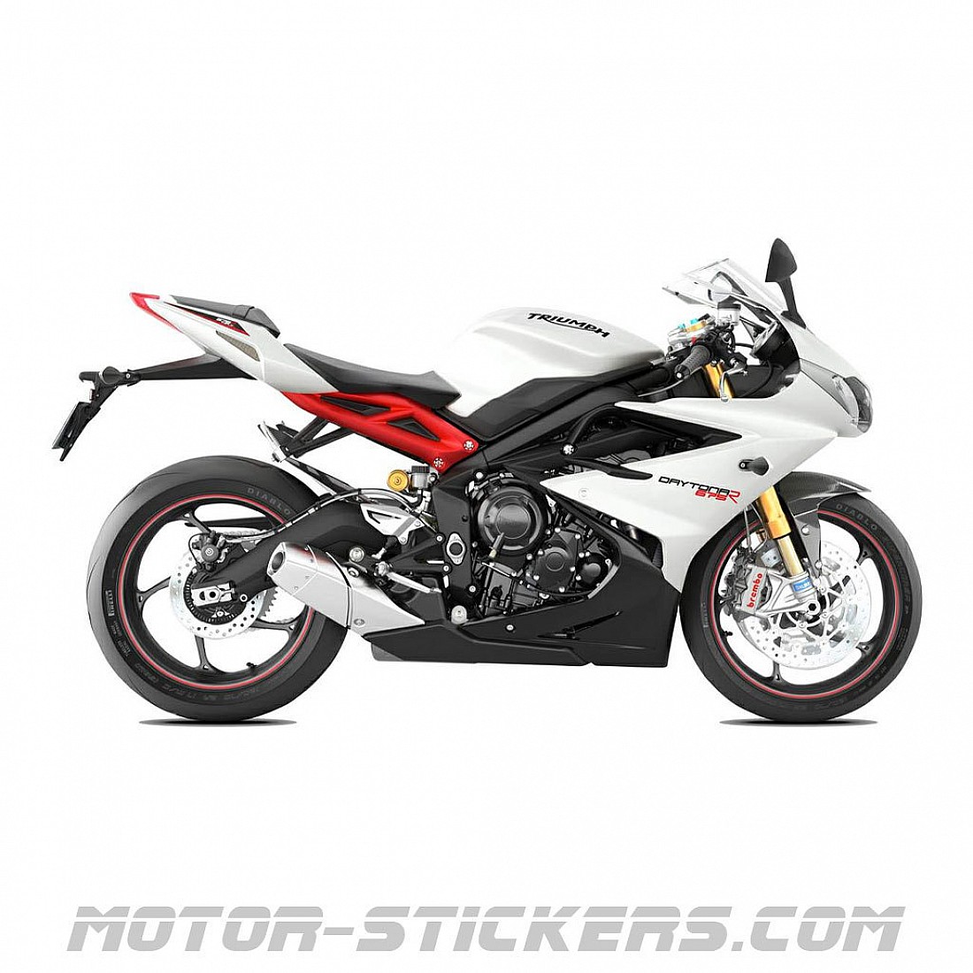 Triumph Daytona 675R 2014 decals