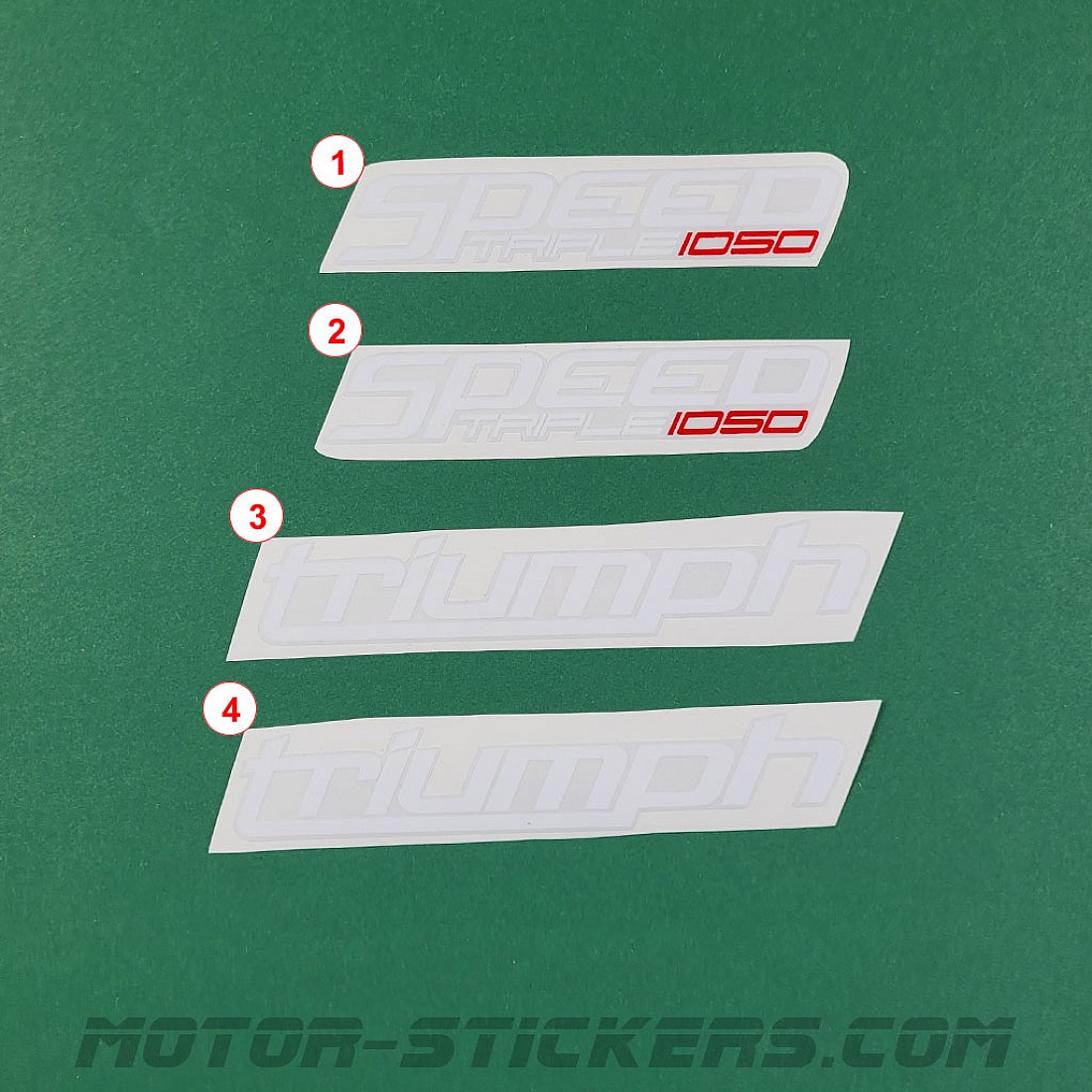 Triumph Speed Triple 2011 decals