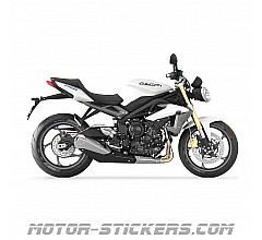 Triumph Street Triple 675 2014 decals