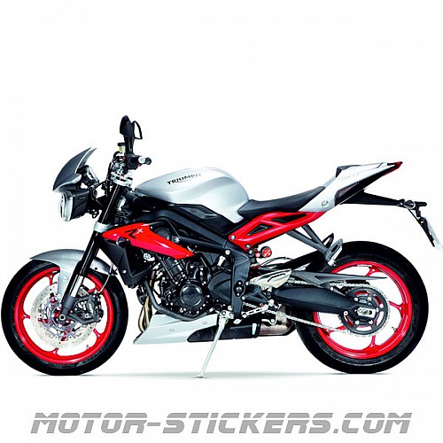Triumph Street Triple 675 RX decals