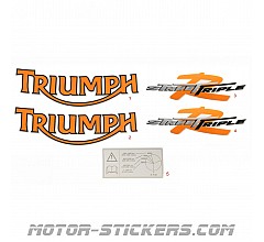 Triumph Street Triple R '09-2011 decals