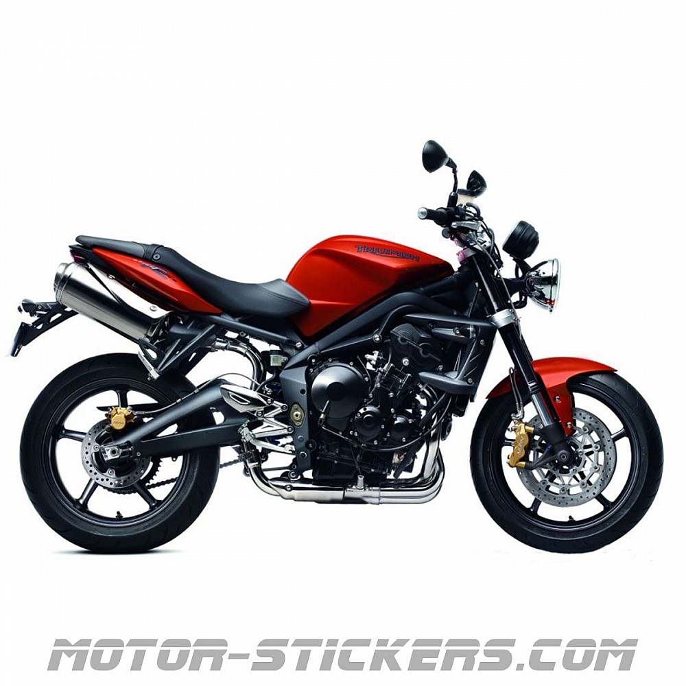 Triumph Street Triple R '09-2011 decals