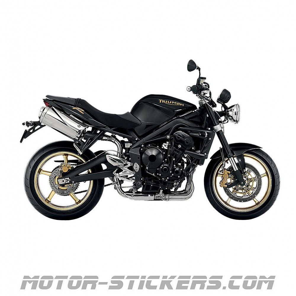 Triumph Street Triple 675 R 2011 decals