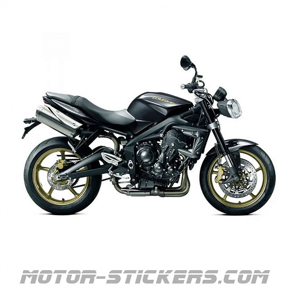 Triumph Street Triple 675 R 2012 adesivi