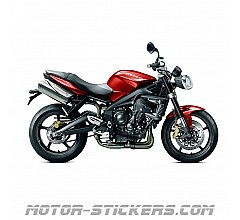 Triumph Street Triple 675 R 2012 decals