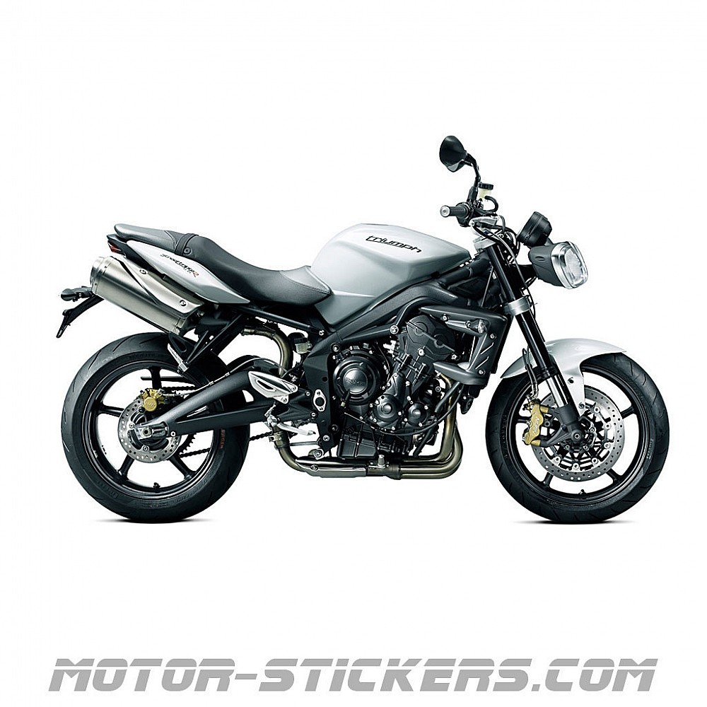 Triumph Street Triple 675 R 2012 decals