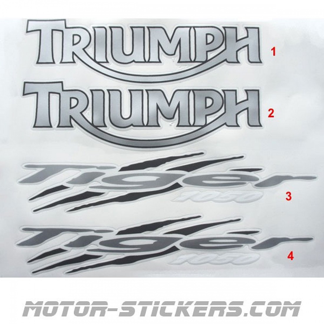 Triumph Tiger 1050 '07-2010 decals