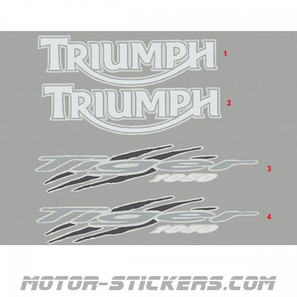 Triumph Tiger 1050 '07-2010 decals