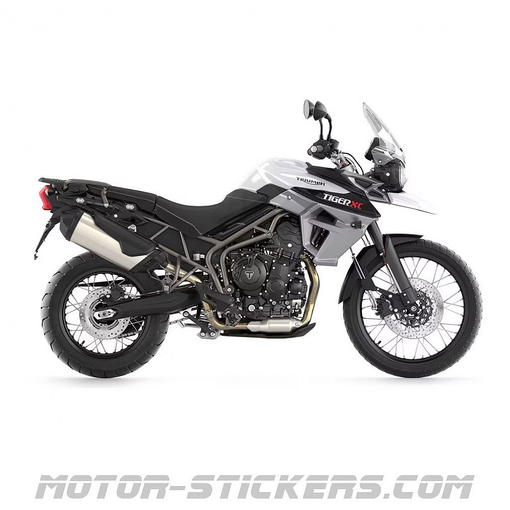 Triumph Tiger 800XC 2016 decals