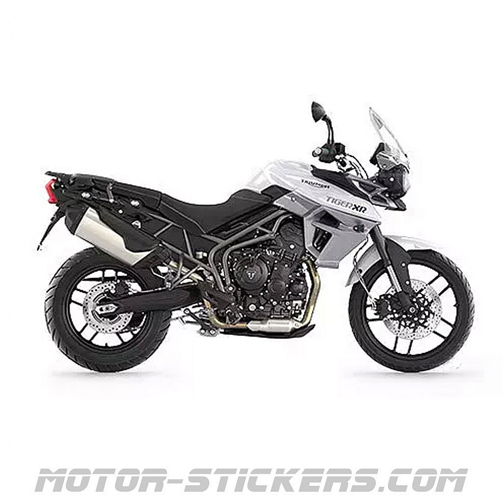 Triumph Tiger 800XR 2017 decals