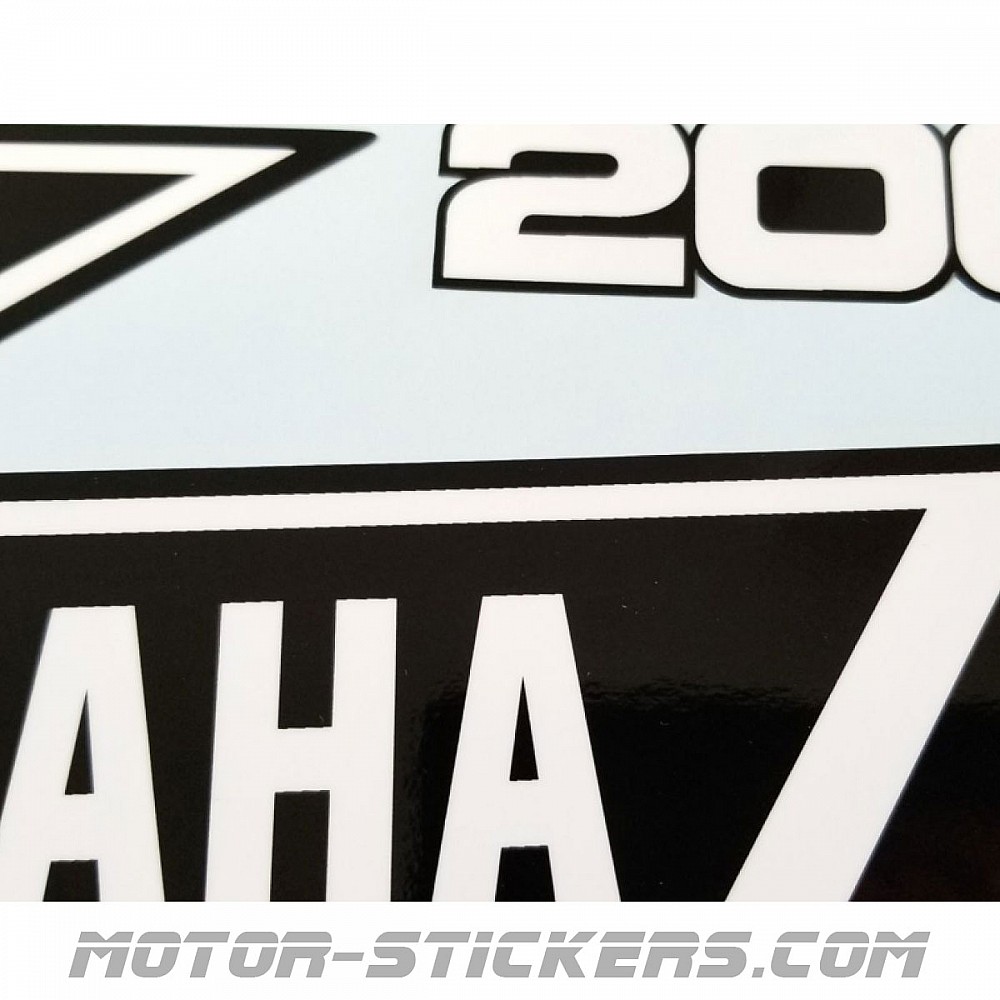 Yamaha RD 200DX 1976-1980 decals