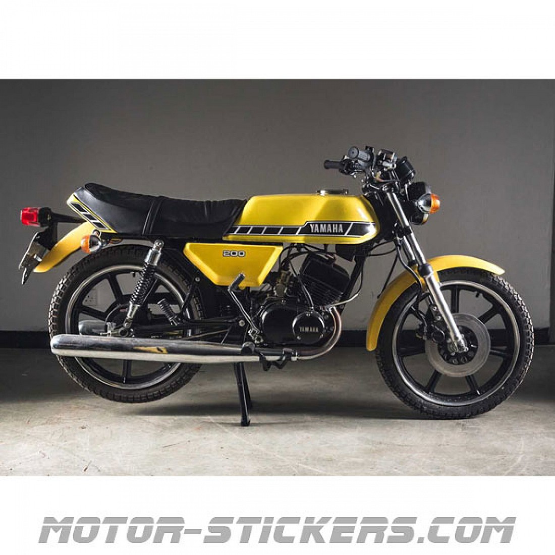 Yamaha RD 200DX 1976-1980 decals