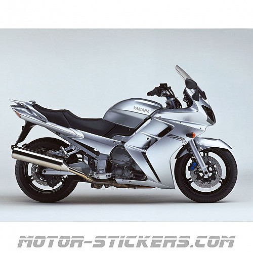 Yamaha FJR 1300 2002 pegatinas