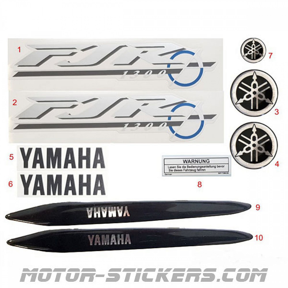 Yamaha FJR 1300 '03-2005 decals