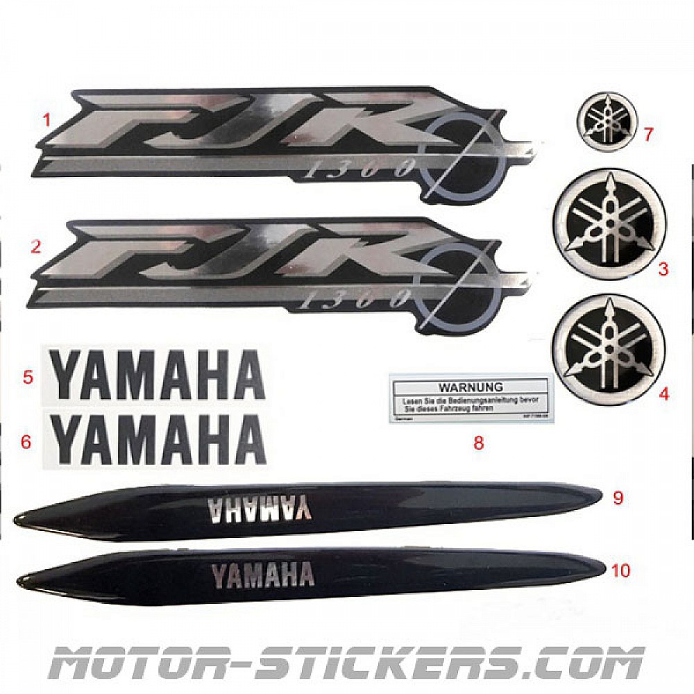 Yamaha FJR 1300 '03-2005 decals