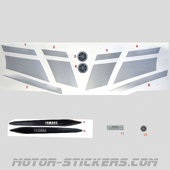 Yamaha FJR 1300 '06-2008 decals