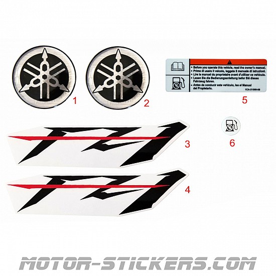 Yamaha FZ1 N '06-2009 decals