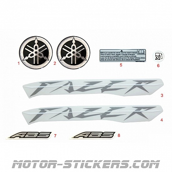 Yamaha FZ1 S Fazer '06-2009 decals