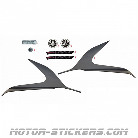 Yamaha FZ1 S Fazer '06-2009 decals