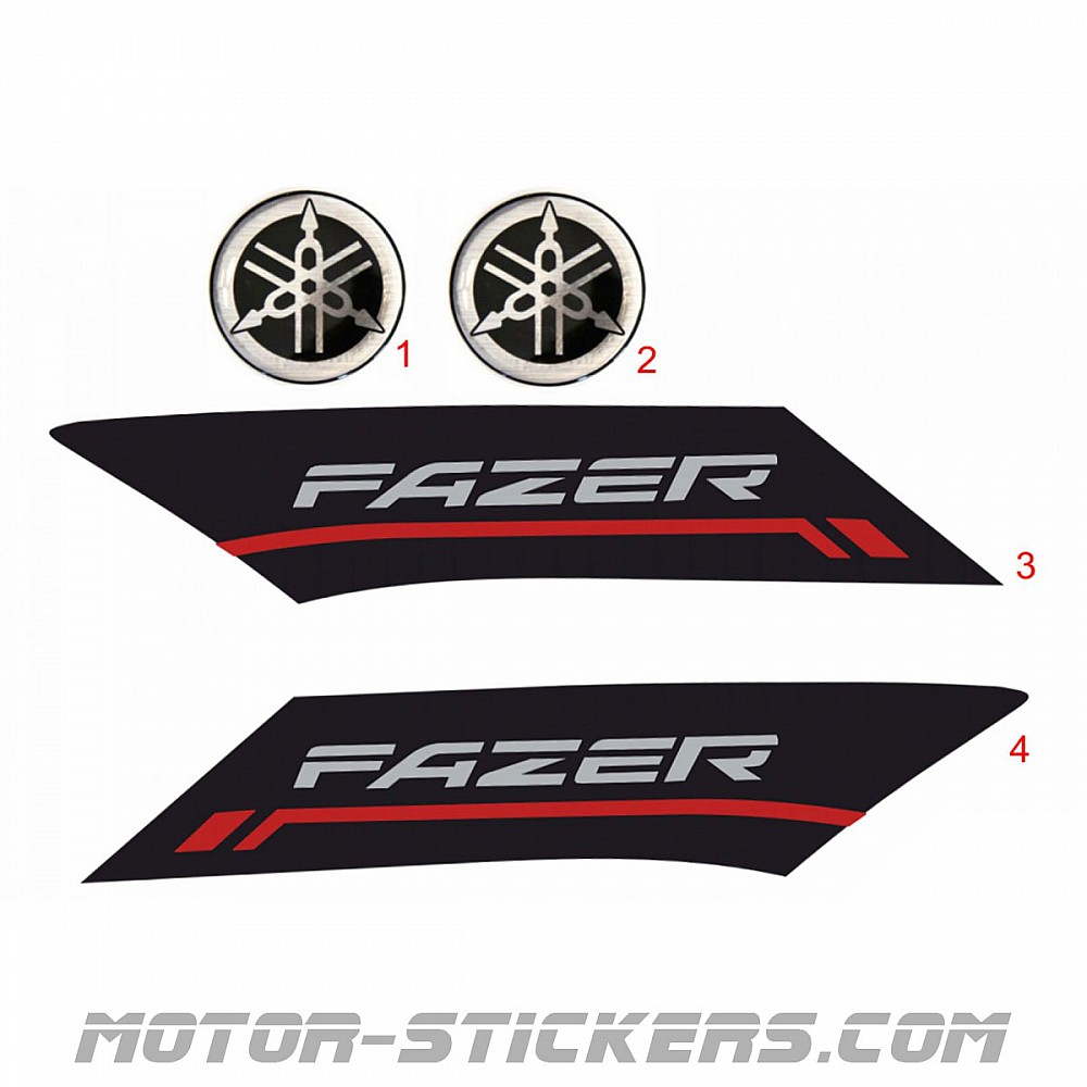 Yamaha FZ1 S Fazer 10-2014 decals