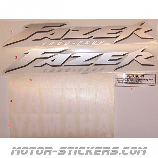 Yamaha FZS 1000 Fazer '01-2002 decals