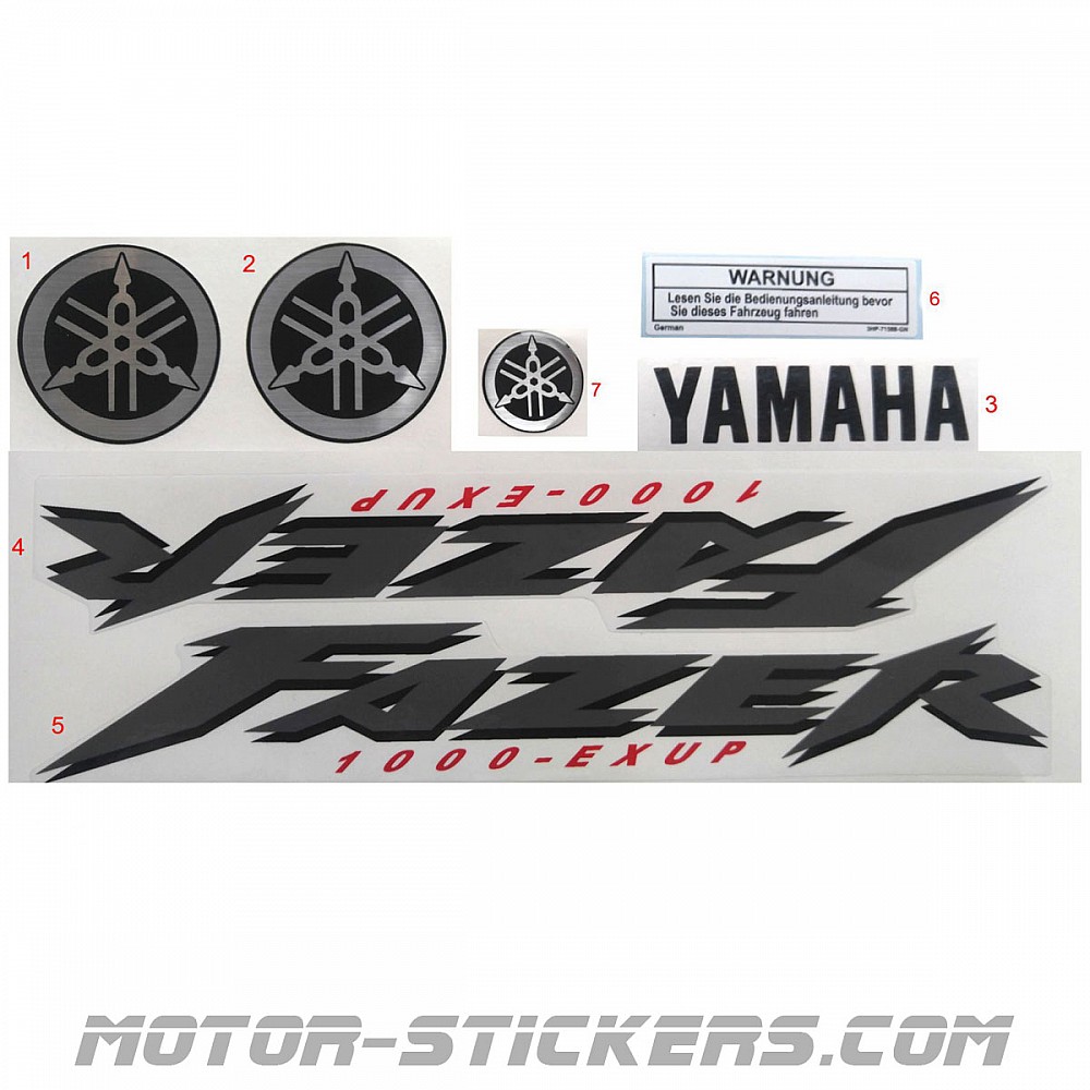 Yamaha FZS 1000 Fazer '03-2005 decals