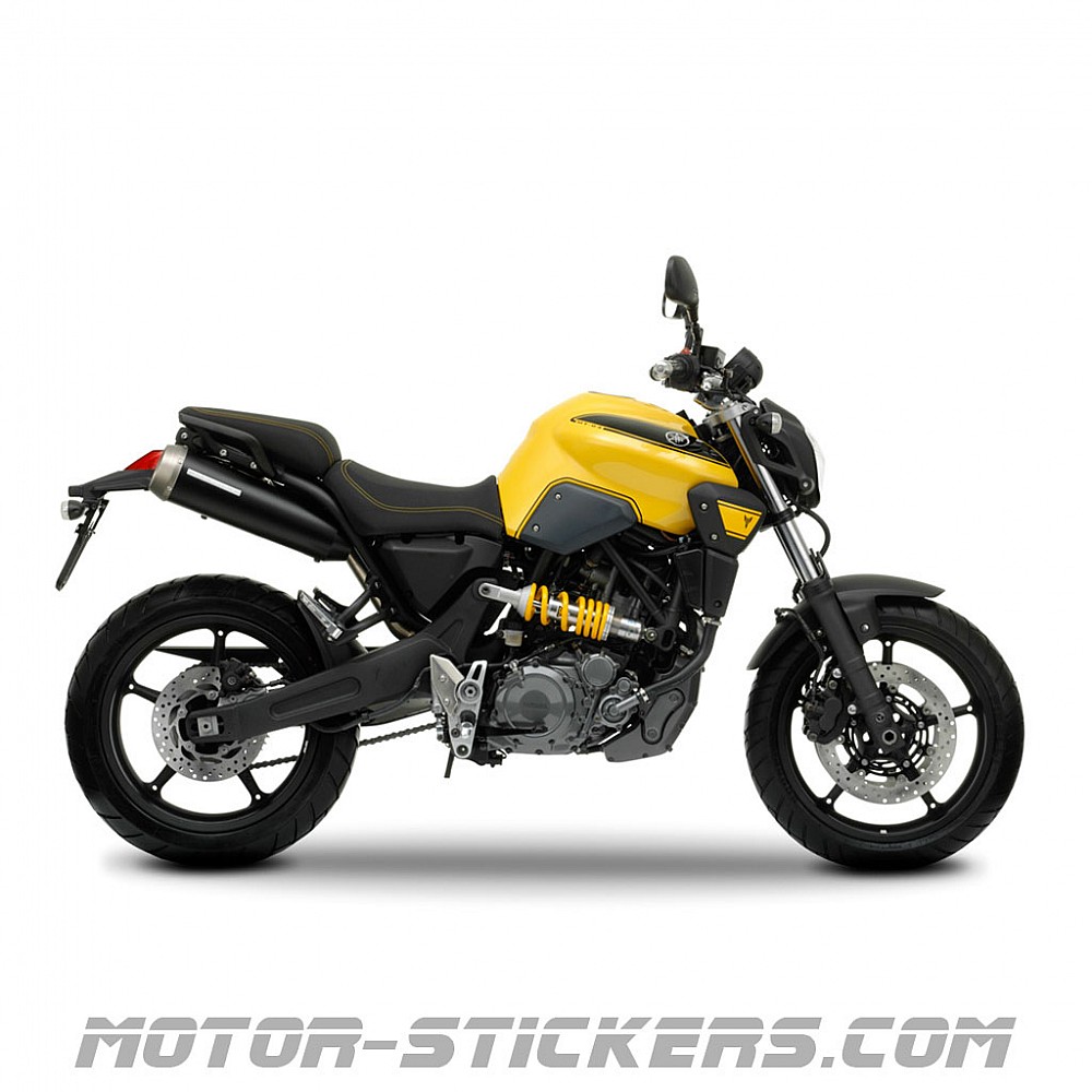 Yamaha MT-03 2009 decals