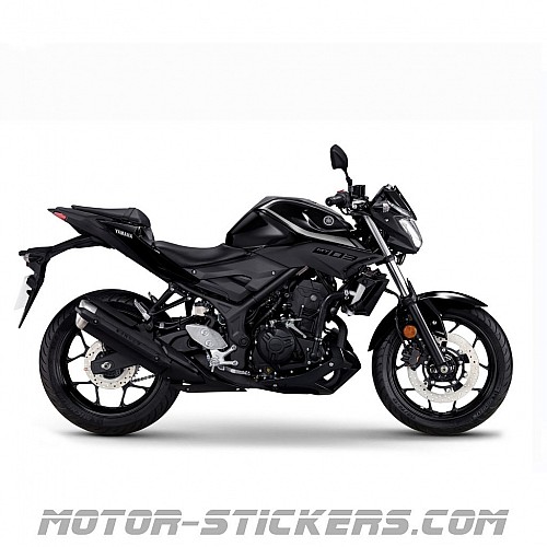 Yamaha MT-03 2019 decals