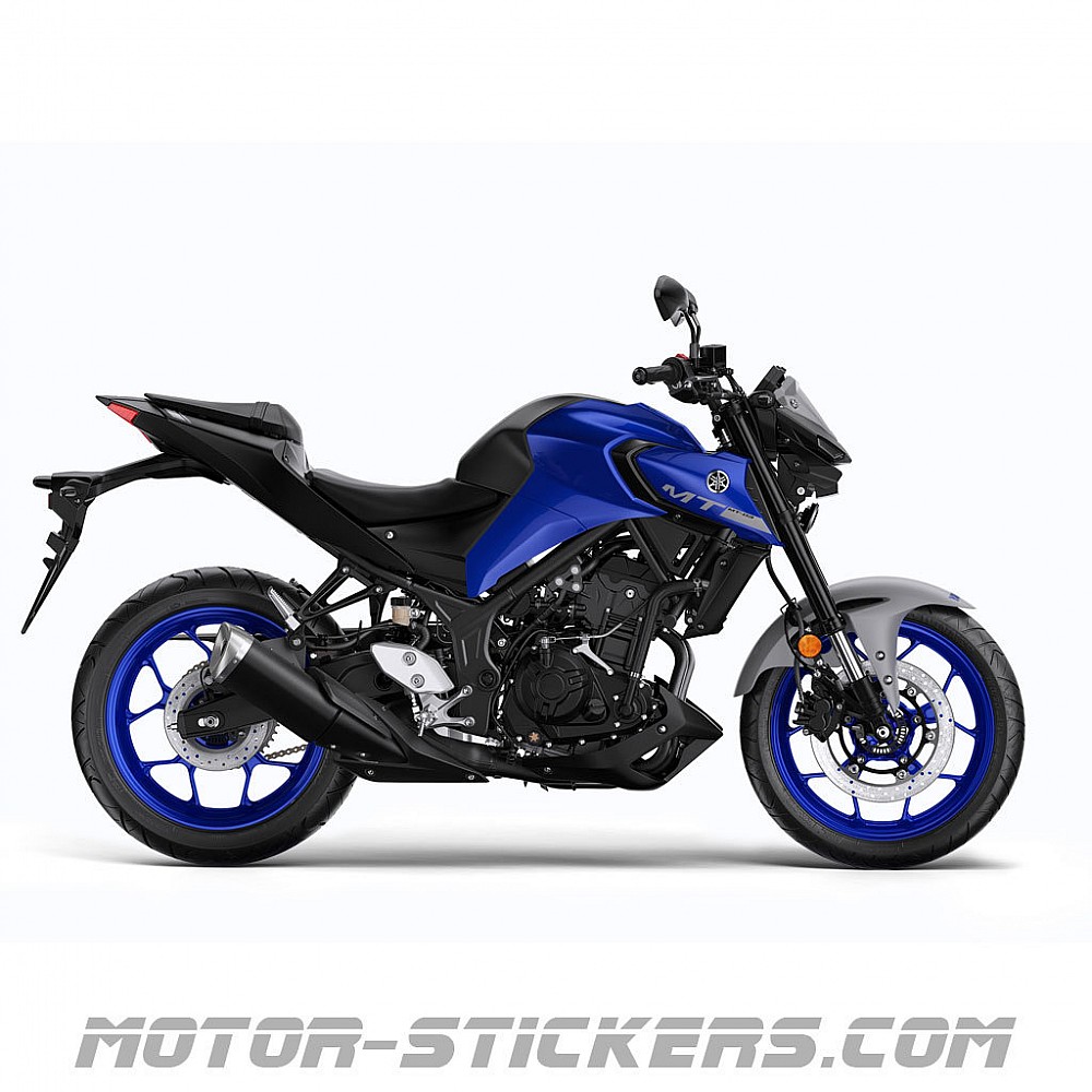 Yamaha MT-03 2020 pegatinas