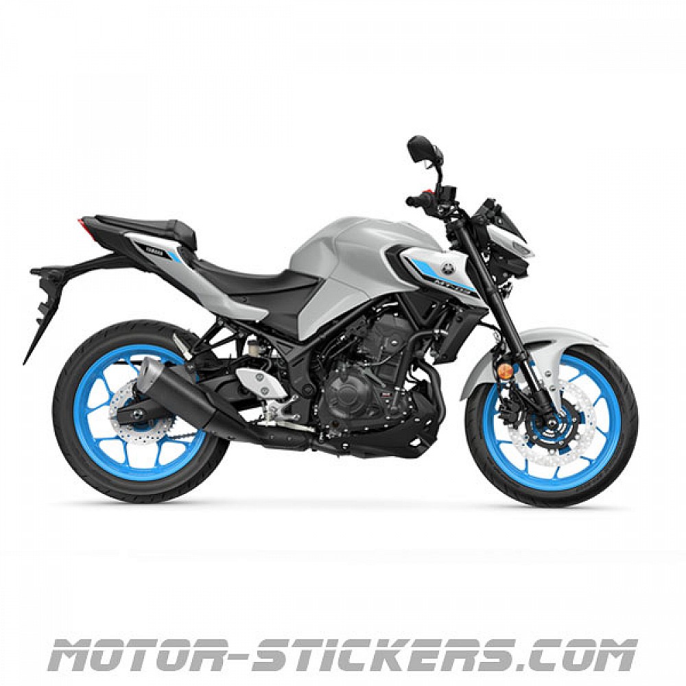Yamaha MT-03 2025 decals