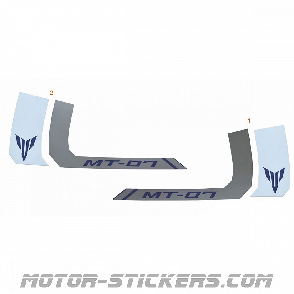 Yamaha MT-07 16-2017 decals