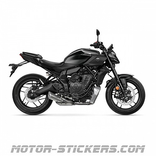 Yamaha MT-07 2025 decals