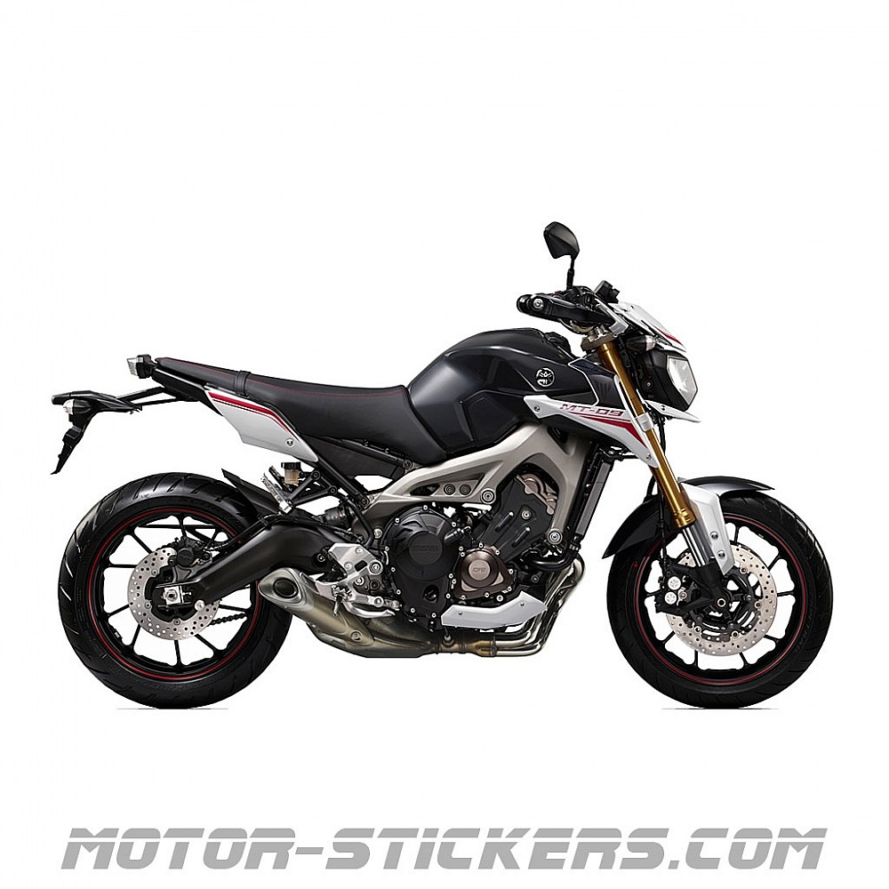 Yamaha MT-09 Street Rally 2014 decals