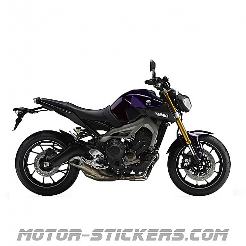 Yamaha MT-09 2014 decals