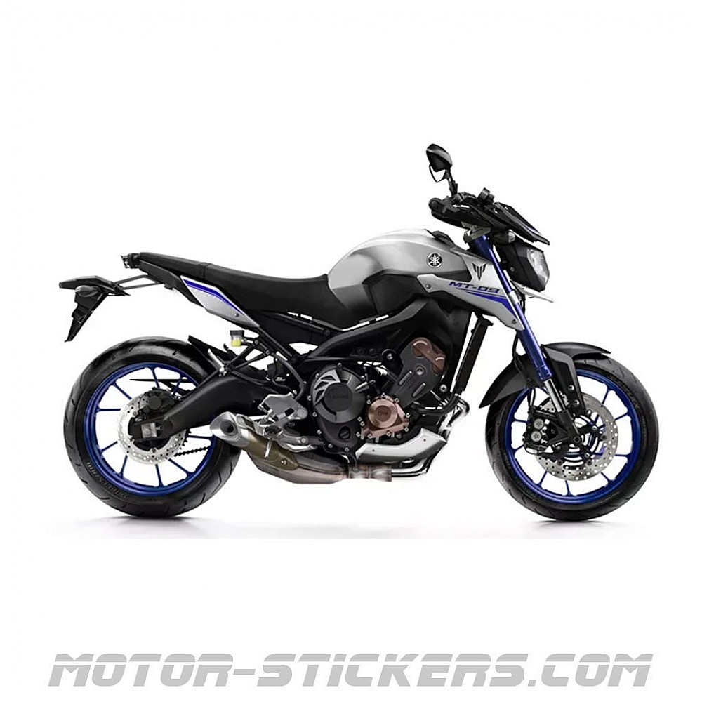Yamaha MT-09 Street Rally 2015 decals
