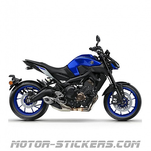 Yamaha MT-09 2017 decals