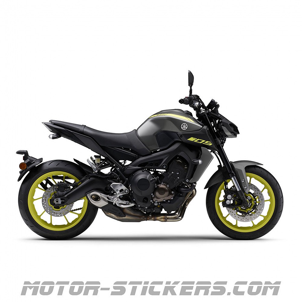 Yamaha MT-09 2018 decals