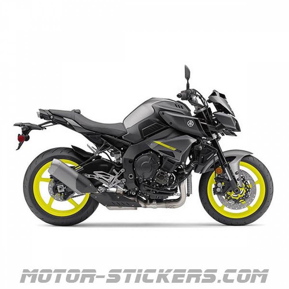 Yamaha MT-10 2018 decals